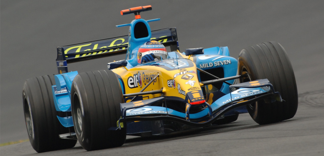 Renault R25, 2005 - Gasolina Súper - Fórmula 1 - Renault