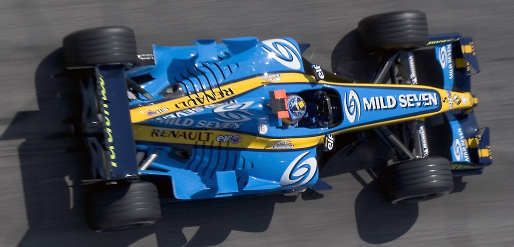 Renault R25, 2005 - Gasolina Súper - Fórmula 1 - Renault